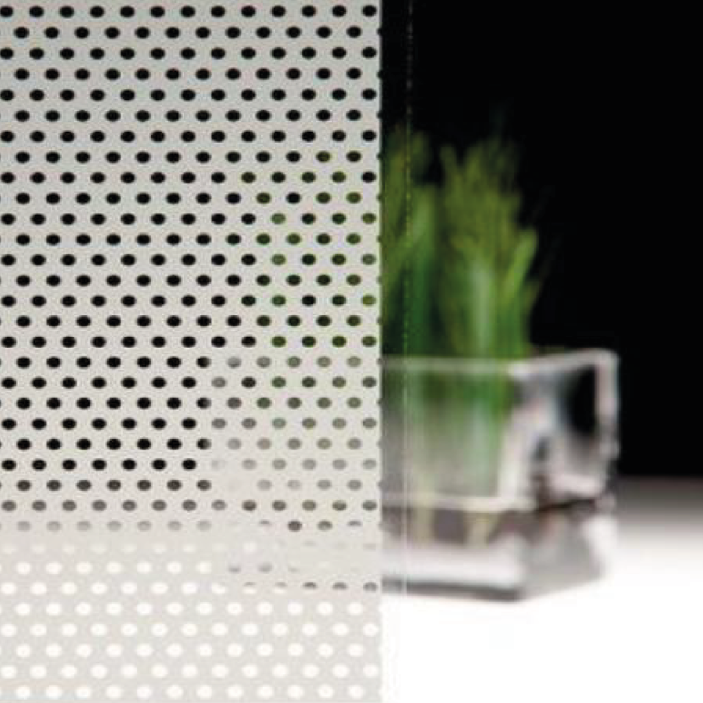 Dot Screen Frosted White – Scala Blinds